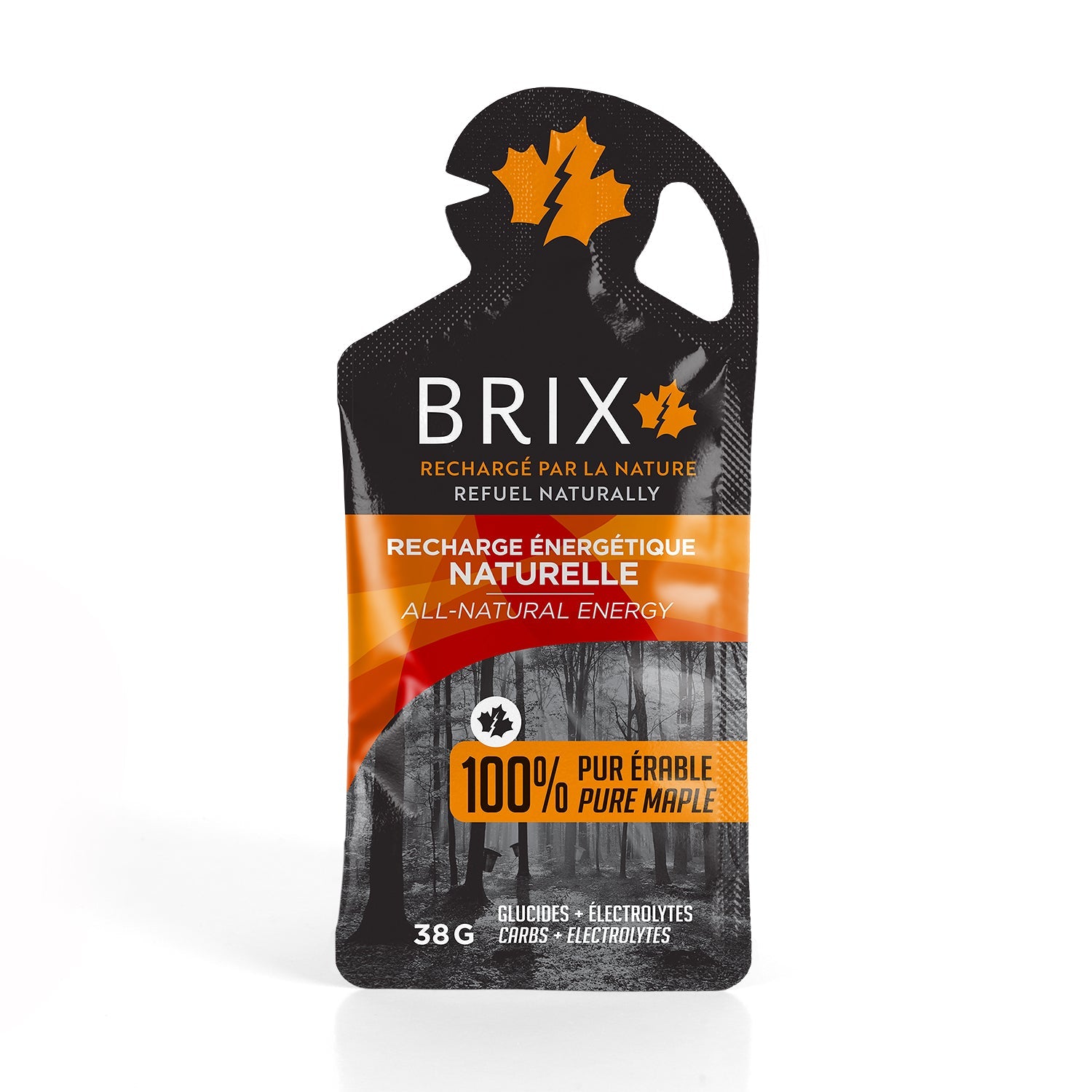 BRIX | Bag 38g | Energy Gel | Maple – Brix Rechargé par la Nature